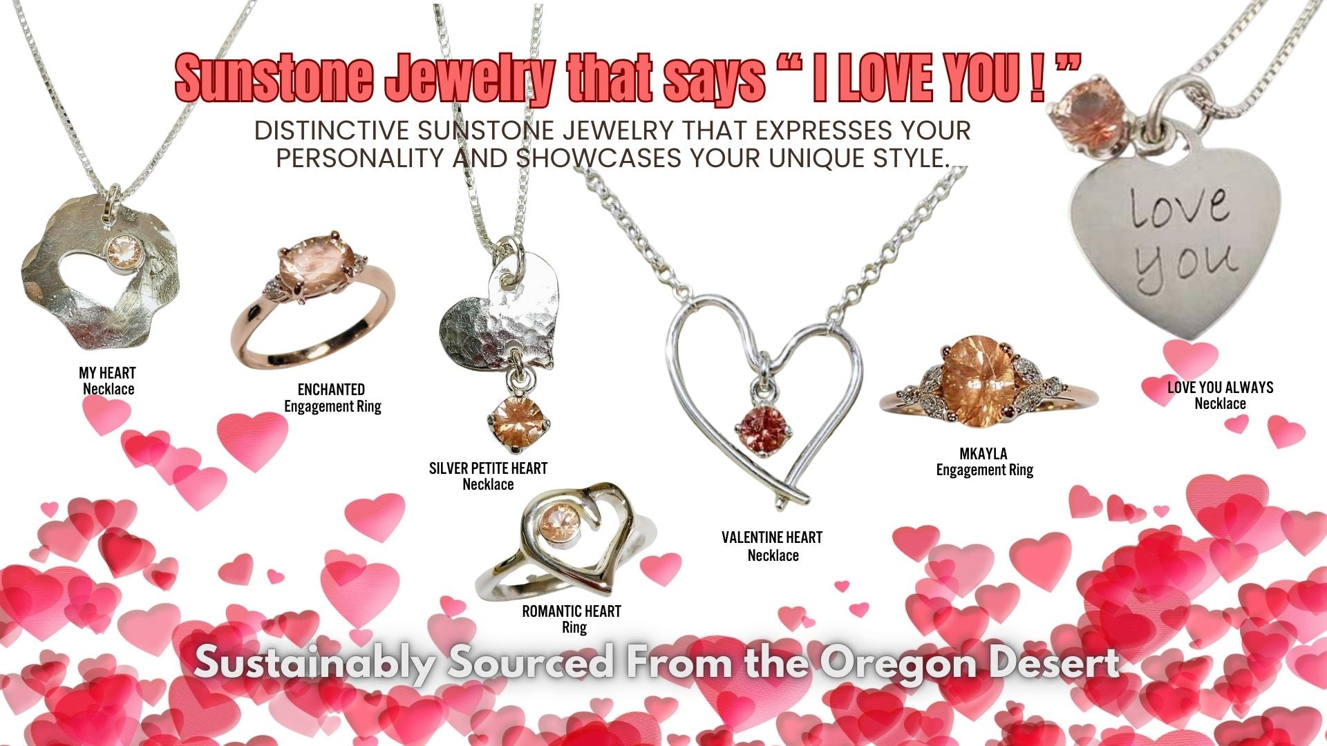 Oregon Sunstone Jewelry | The Sunstone Store Unique Designs